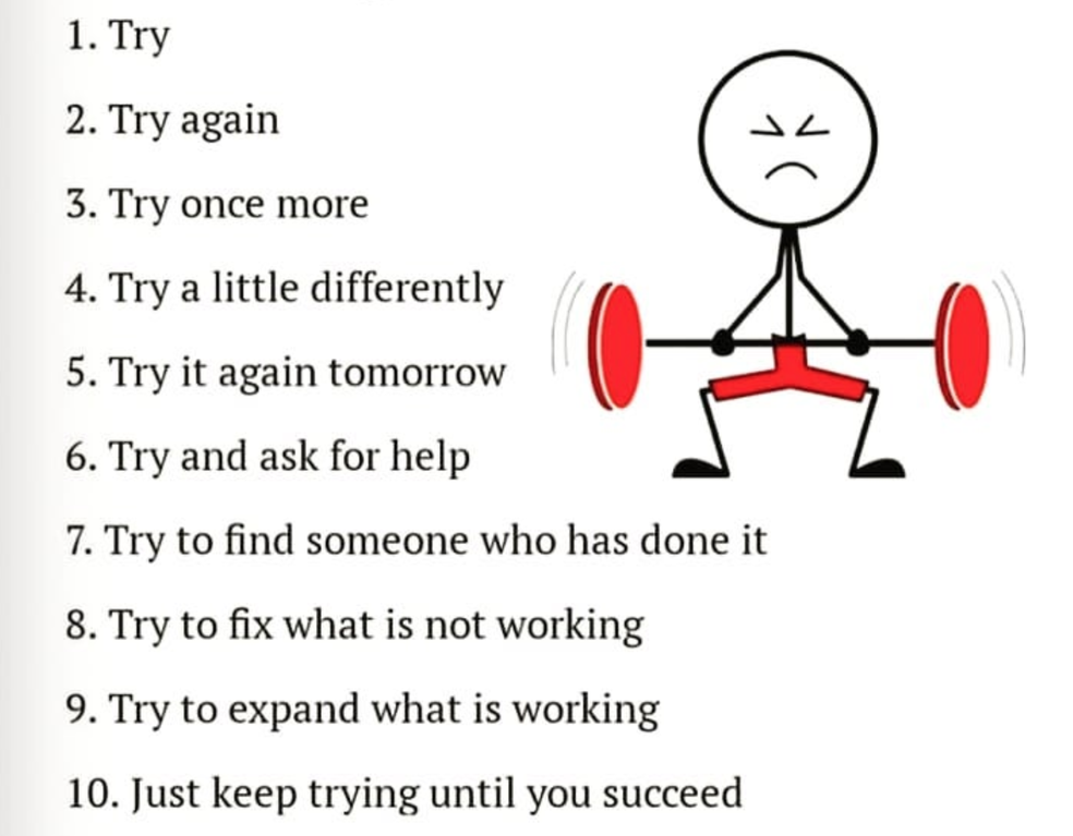 Try One More Time Than Others - The Success Manual